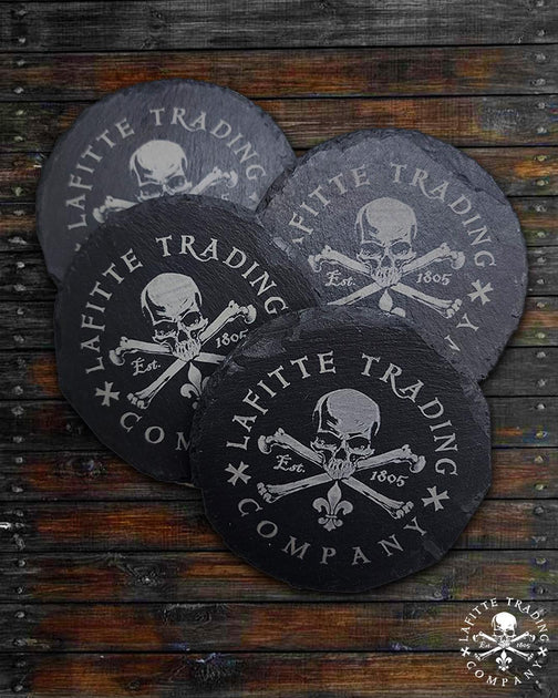 Flagship Slate Coasters – JEAN LAFITTE TRADING COMPANY®