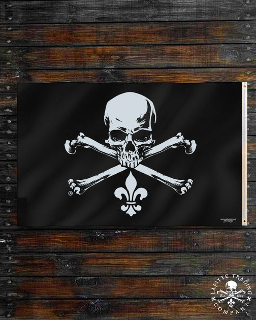 Jean Lafitte's Jolly Roger Pirate Flag – JEAN LAFITTE TRADING COMPANY®